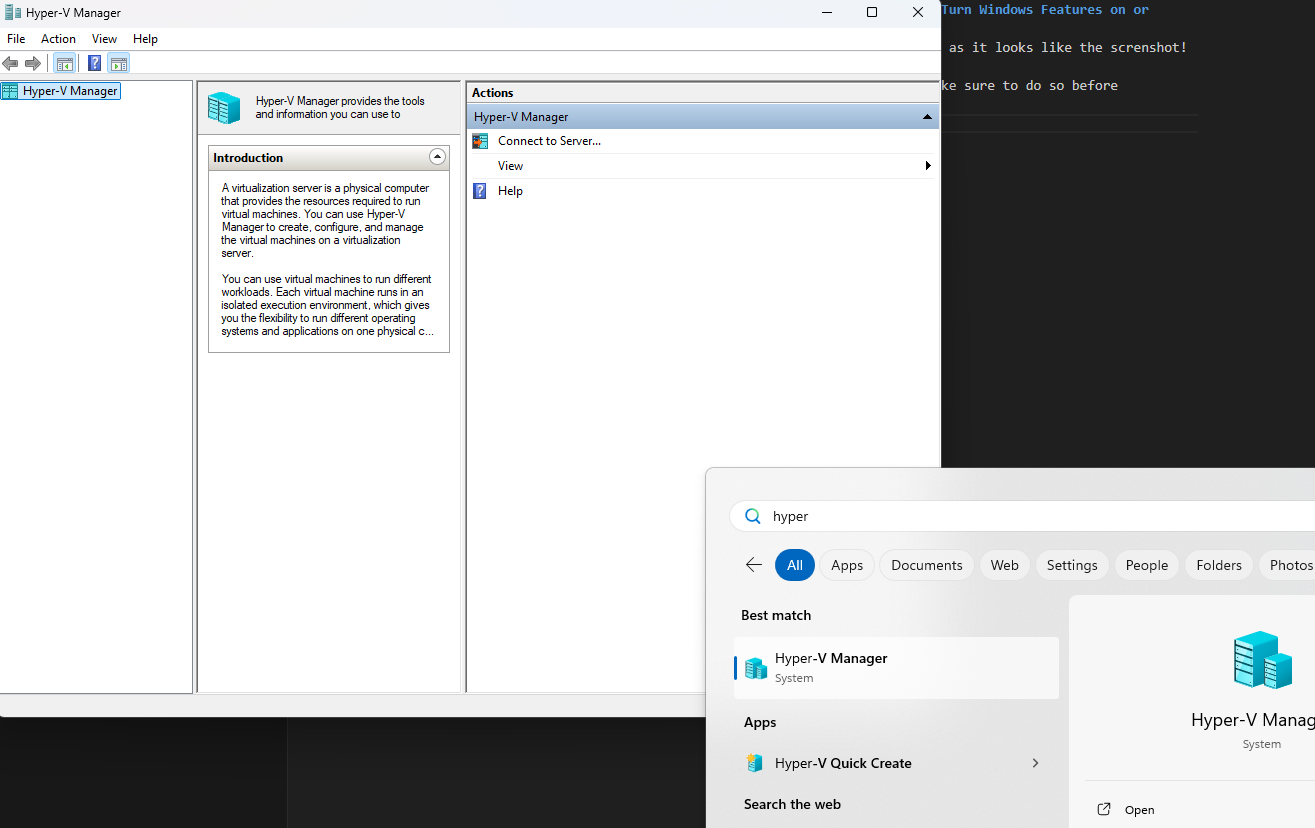 Enable Hyper-V on Windows 11. | DemoBuilder